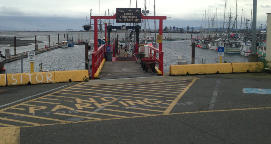New Passenger loading Area. - Comox Harbour Charters